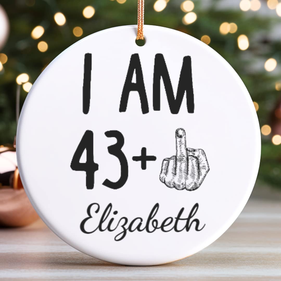44th Birthday Gift, 44th Birthday Ornament, 44 Year Old Birthday Gifts ...