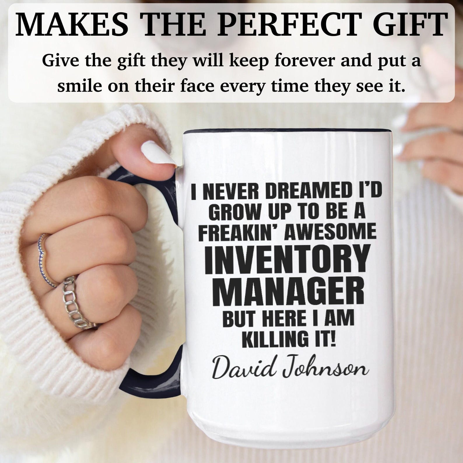 Personalized Inventory Manager, Gift for Inventory Manager, Inventory ...