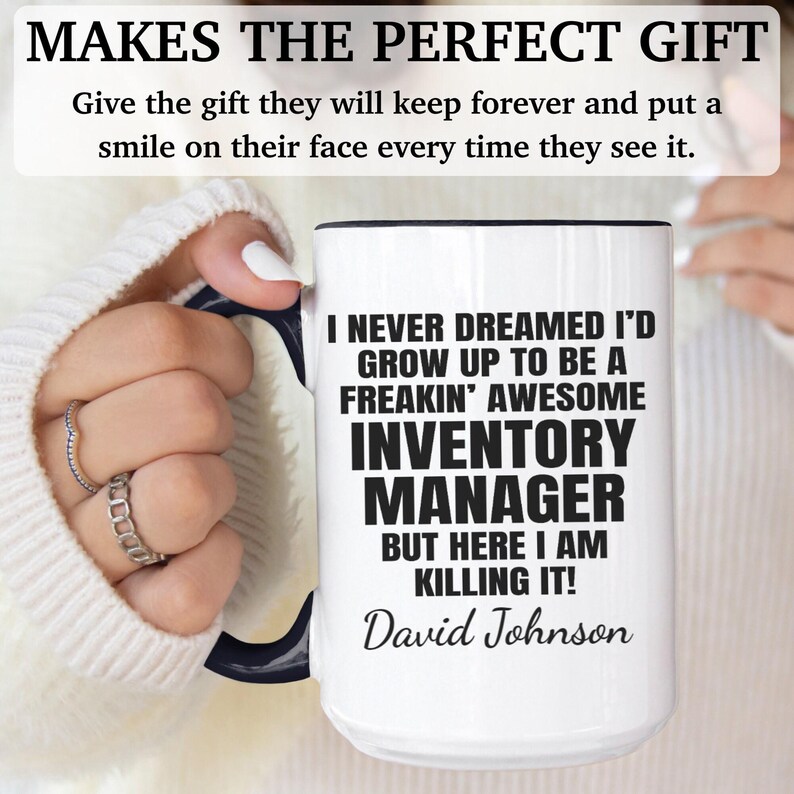 Personalized Inventory Manager, Gift for Inventory Manager, Inventory ...