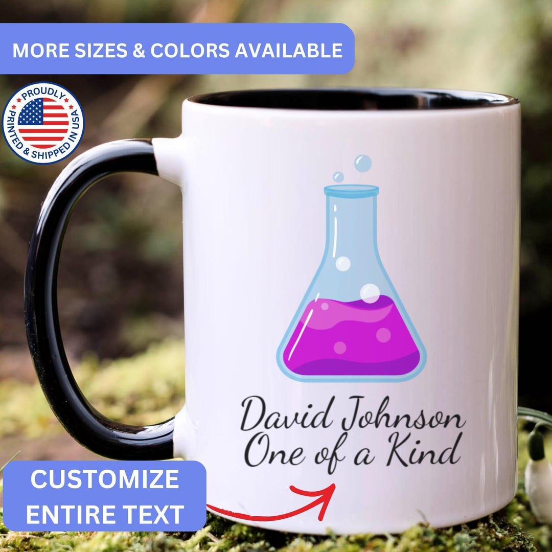 Personalized Test Tube Mug, Custom Test Tube Mug, Test Tube Gift, Test ...