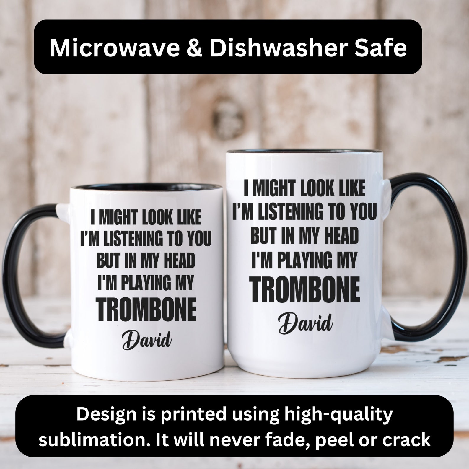 Trombone Mug, Trombone Gift, Trombone Gifts, Trombone Coffee Mug ...