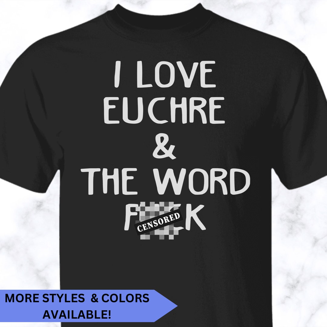 Euchre Shirt, Euchre Unisex Tee, Euchre Tshirt, Euchre T-shirt, APS003 ...