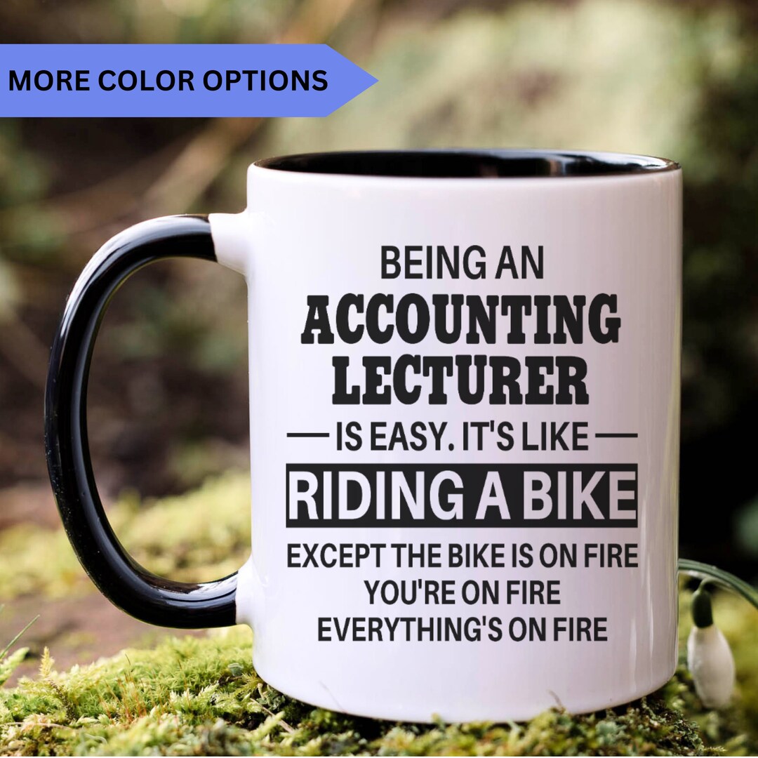 Accounting Lecturer Mug, Accounting Lecturer Gifts, Gift for Accounting ...