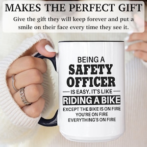 Safety Officer Mug, Safety Officer Gifts, Gift for Safety Officer Gift ...