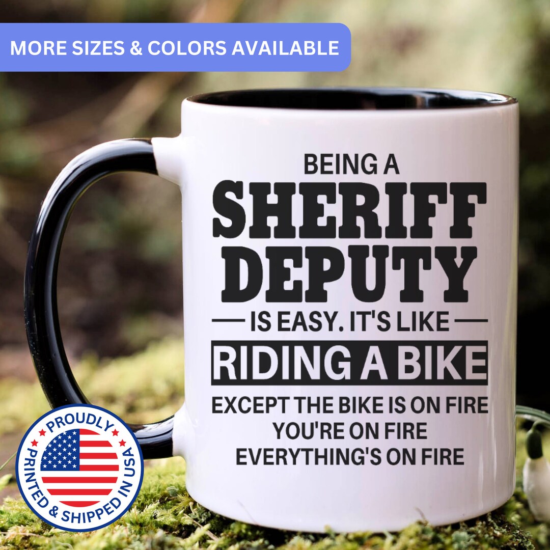 Sheriff Deputy Mug, Sheriff Deputy Gifts, Gift for Sheriff Deputy Gift ...