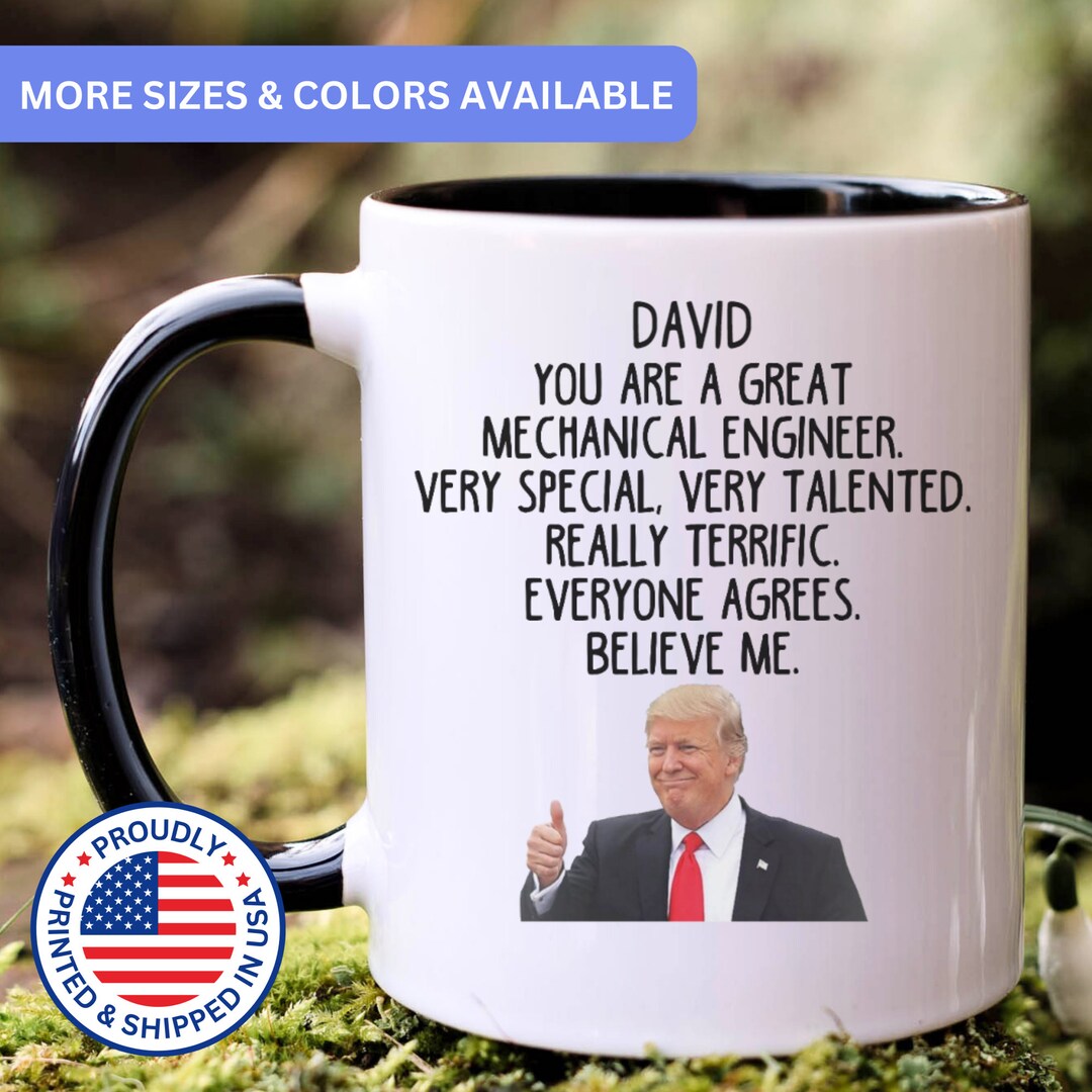 Personalized Mechanical Engineer Mug, Mechanical Engineer Gifts, Gift ...