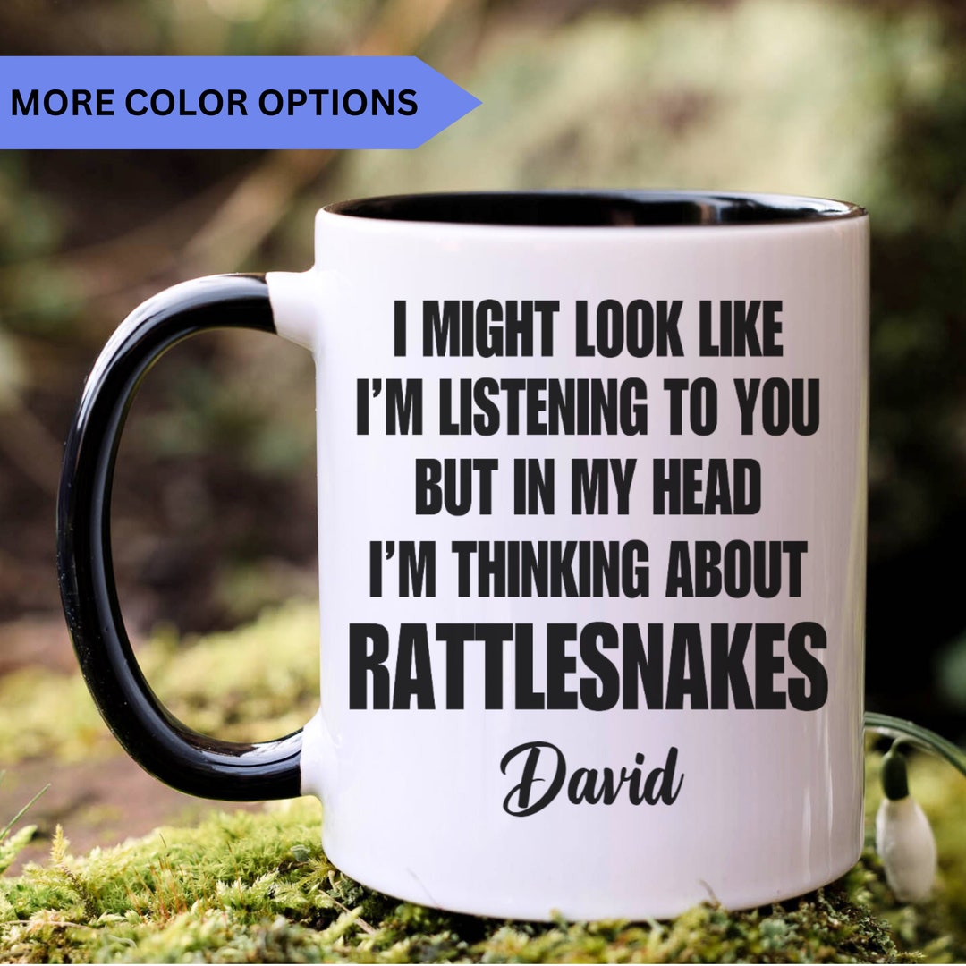 Rattlesnake Mug, Rattlesnake Gift, Rattlesnake Gifts, Rattlesnake ...