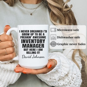 Personalized Inventory Manager, Gift for Inventory Manager, Inventory ...