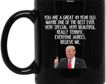 49th Birthday Gift 49 Years Old Funny 49th Birthday Mug 49 - Etsy