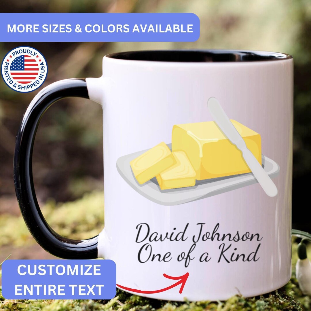 Personalized Butter Mug, Custom Butter Mug, Butter Gift, Butter Gifts ...