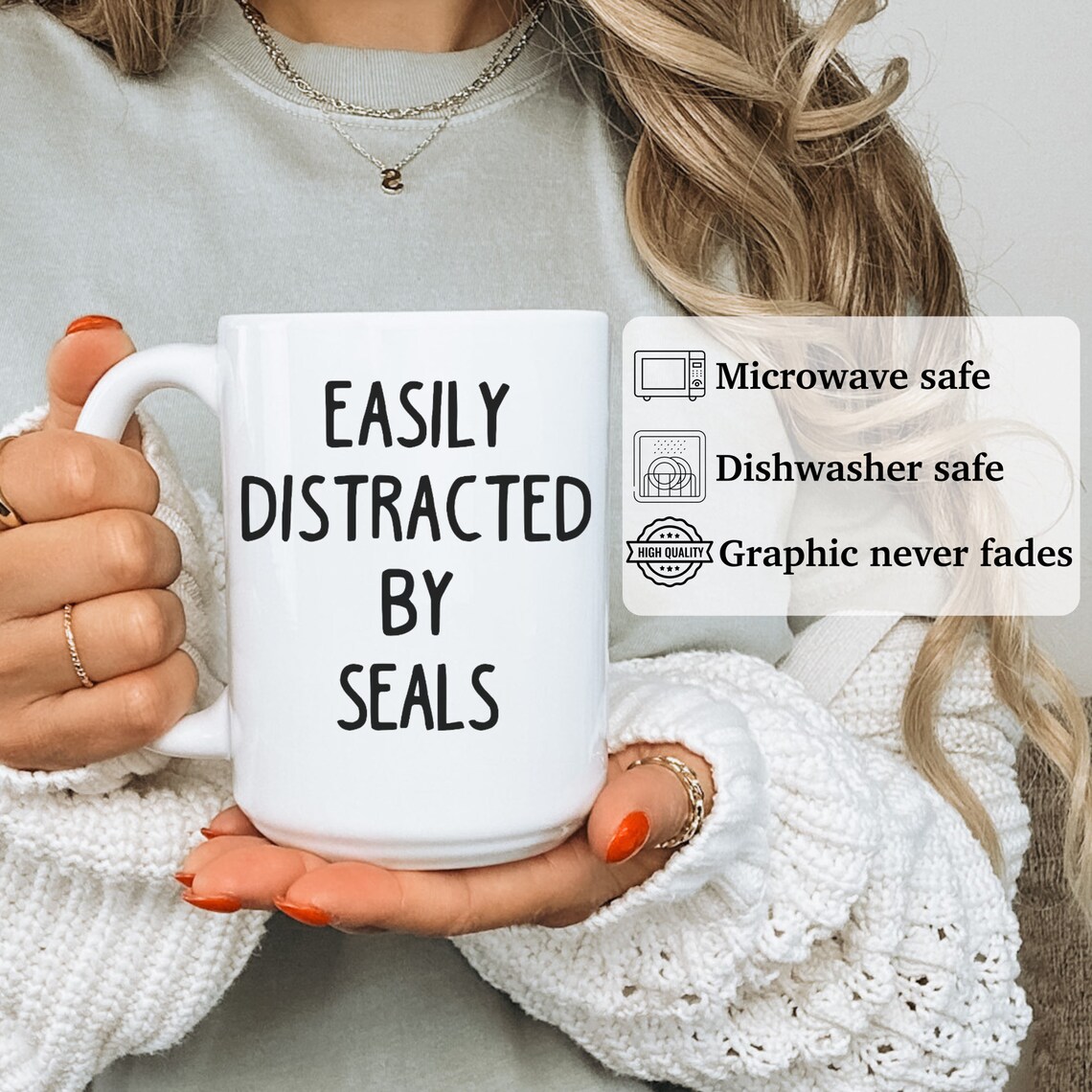 Seal Mug, Seal Gifts, Seal Coffee Mug, Seal Cup, Cute Seal Coffee Cup ...