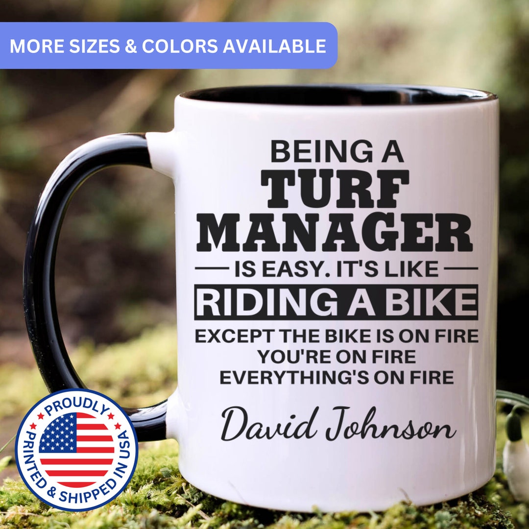 Turf Manager Mug, Turf Manager Gifts, Gift for Turf Manager Gift Idea ...