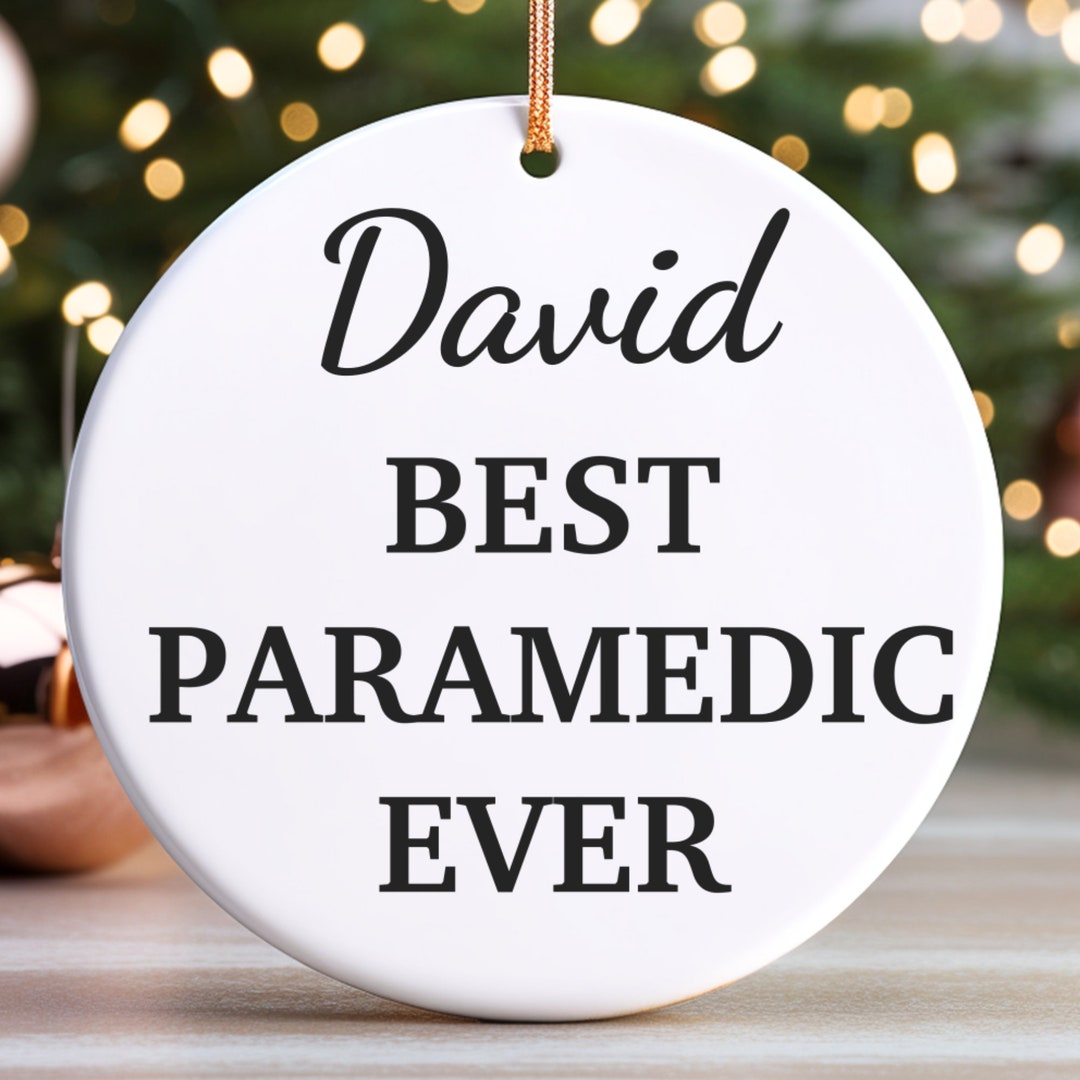 Paramedic Christmas Ornament, Paramedic Christmas Gift, Gift for ...