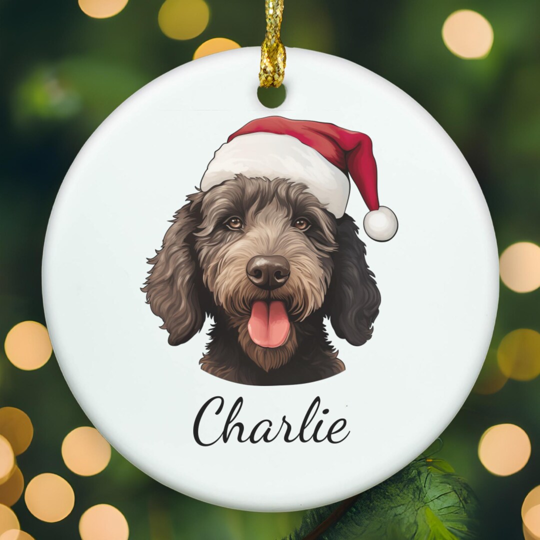 Labradoodle Ornament, Labradoodle Personalized Ornament, Labradoodle ...