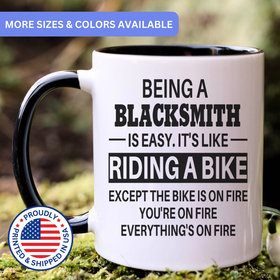 Blacksmith Mug, Blacksmith Gifts, Gift for Blacksmith, Blacksmith ...
