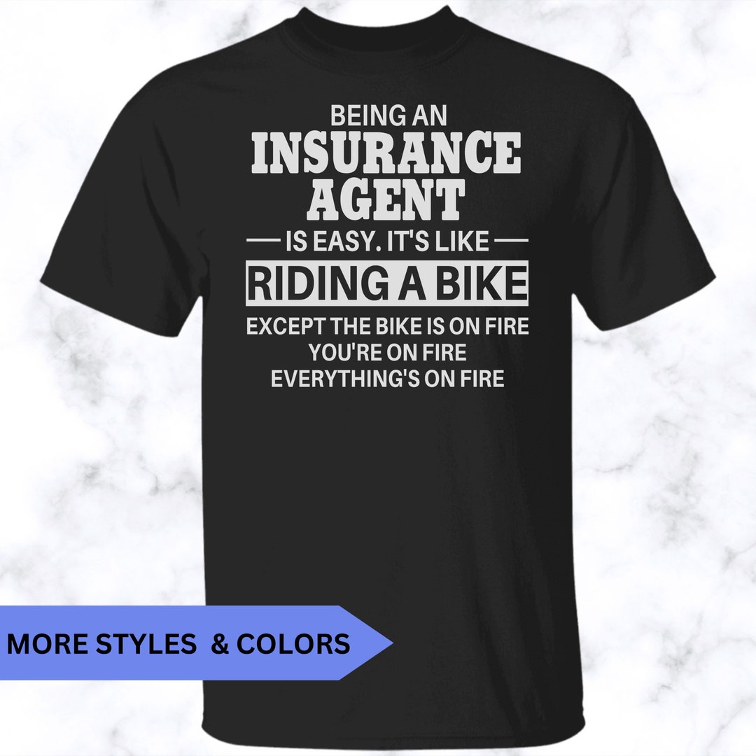 Insurance Agent Shirt, Insurance Agent Tshirt, Insurance Agent Unisex ...