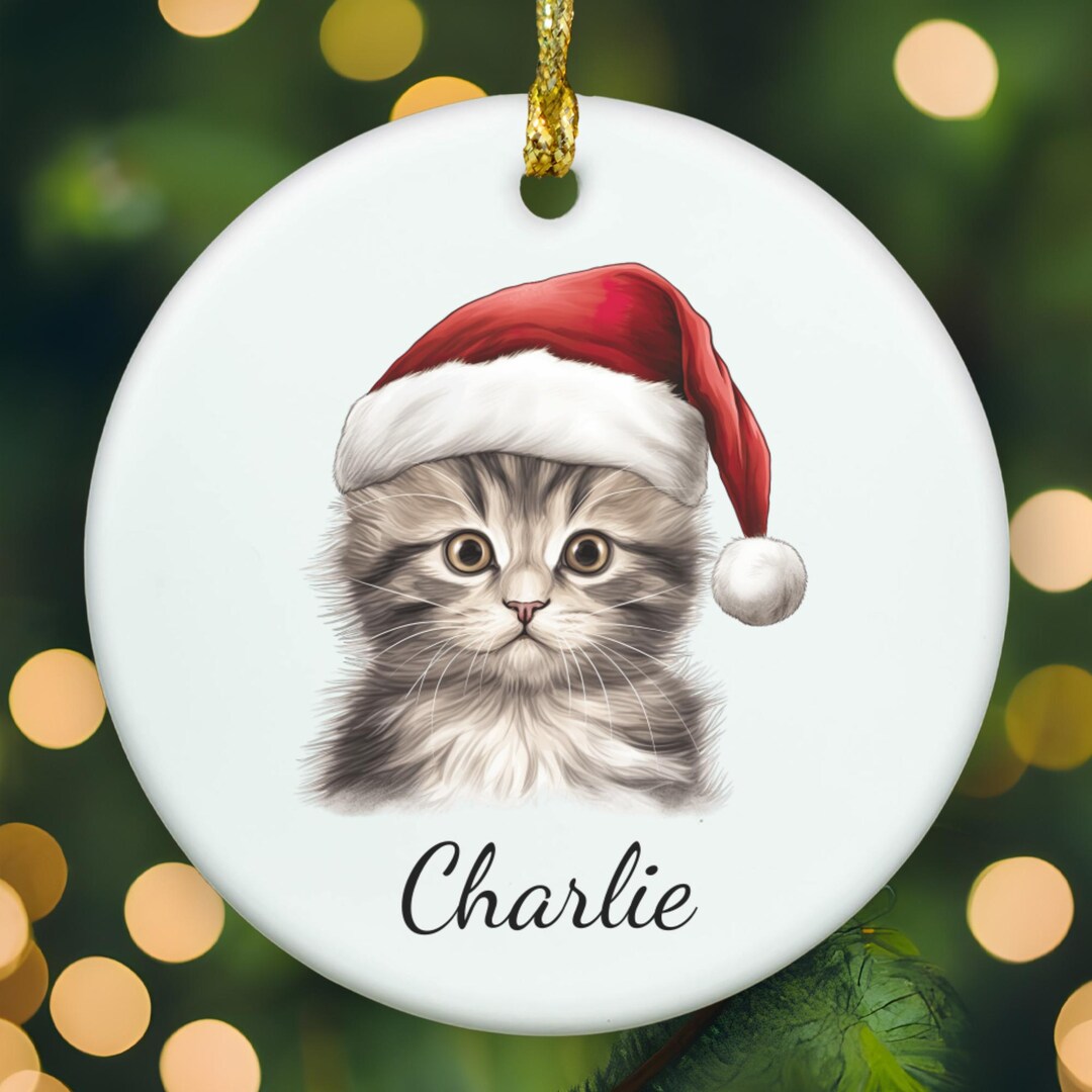 Personalized California Spangled Kitten Ornament, California Spangled ...