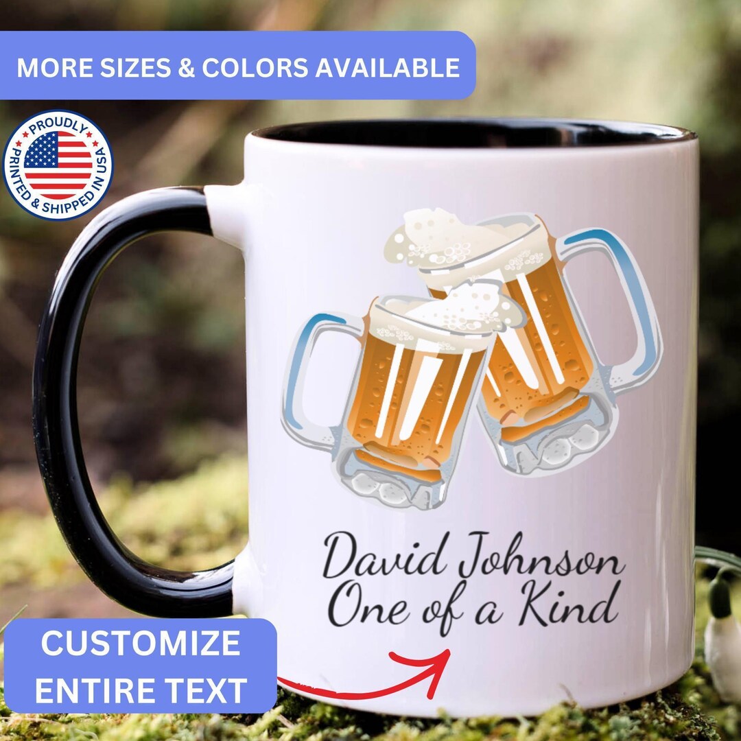 Personalized Beer Mug, Custom Beer Mug, Beer Gift, Beer Gifts, APO064 ...
