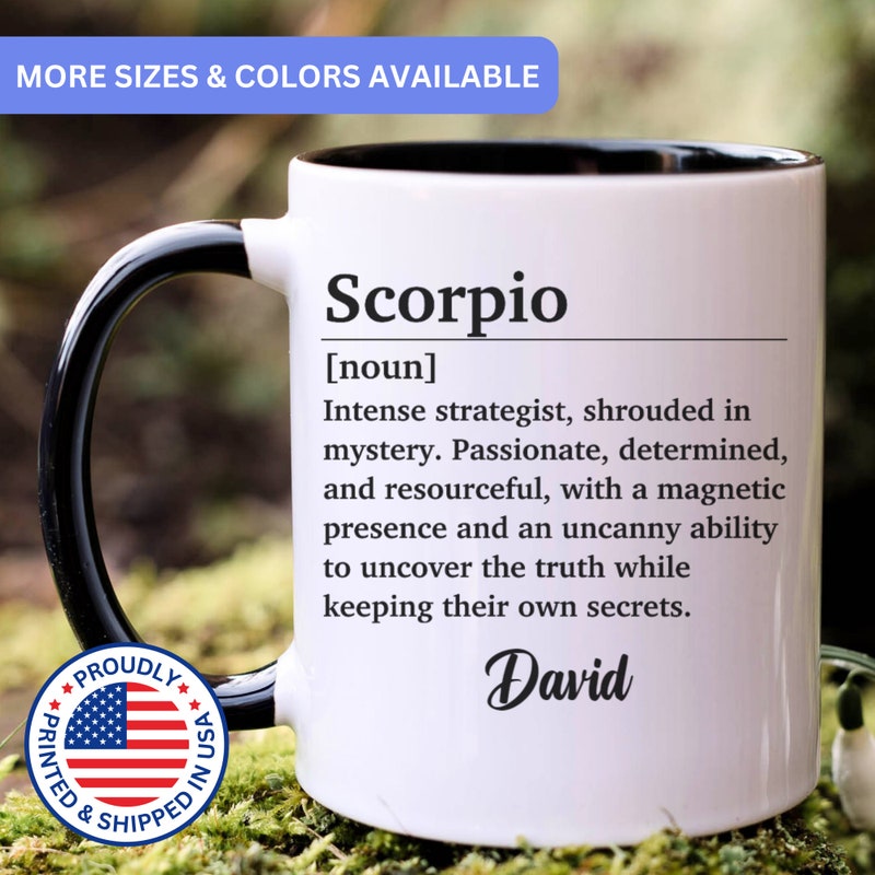 Scorpio Cup - Etsy