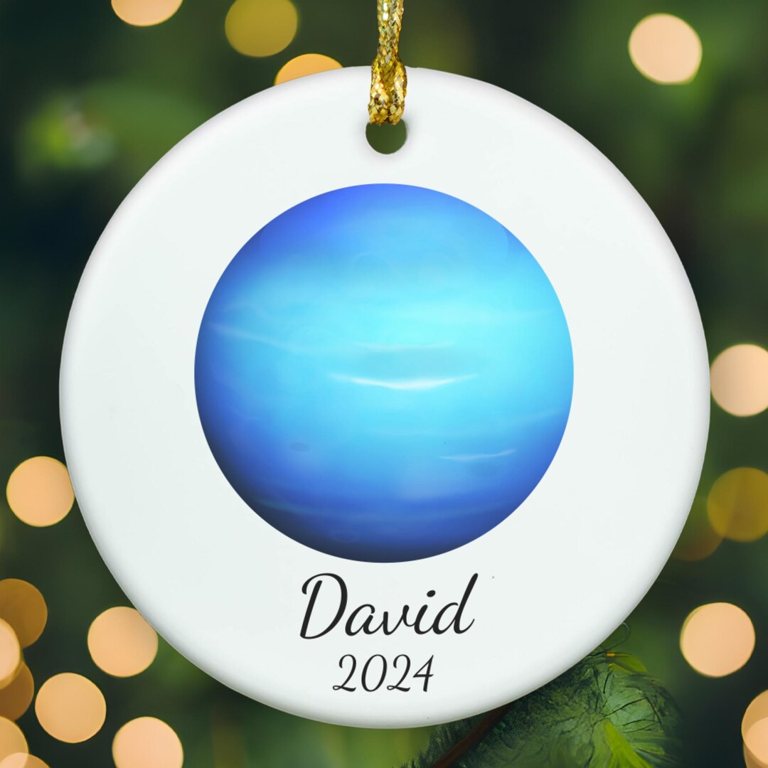 Personalized Neptune Ornament, Neptune Christmas Ornament, Neptune Xmas ...