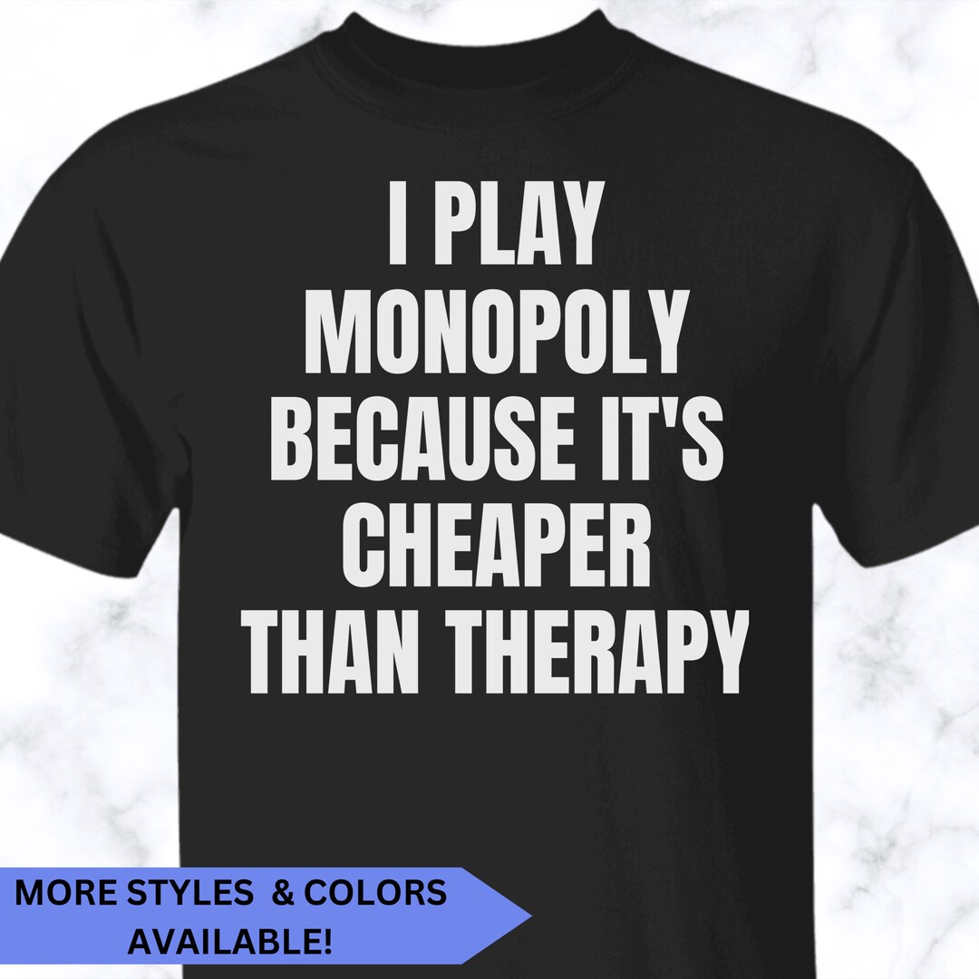 Monopoly Shirt, Monopoly Tshirt, Monopoly Unisex Shirt, Monopoly Tee ...