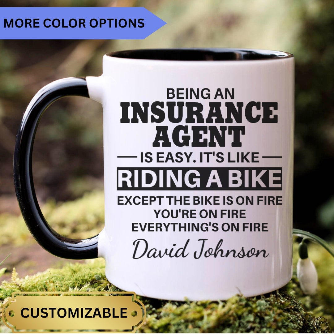 Insurance Agent Mug Insurance Agent Gift Insurance Agent - Etsy