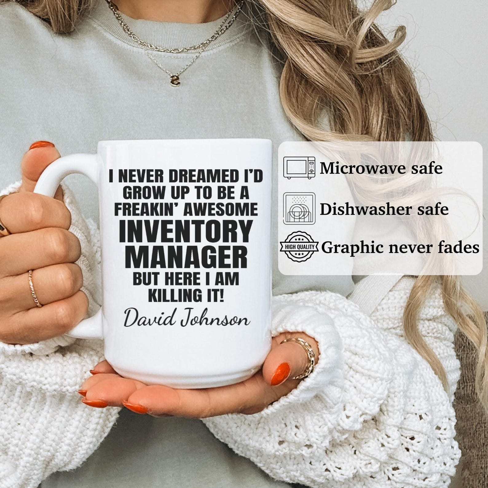 Personalized Inventory Manager, Gift for Inventory Manager, Inventory ...