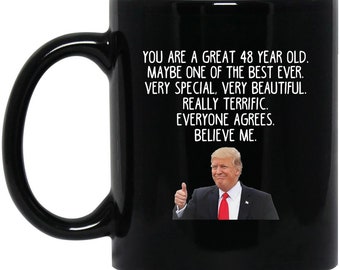 48th Birthday Gift 48 Years Old Funny 48th Birthday Mug 48 - Etsy