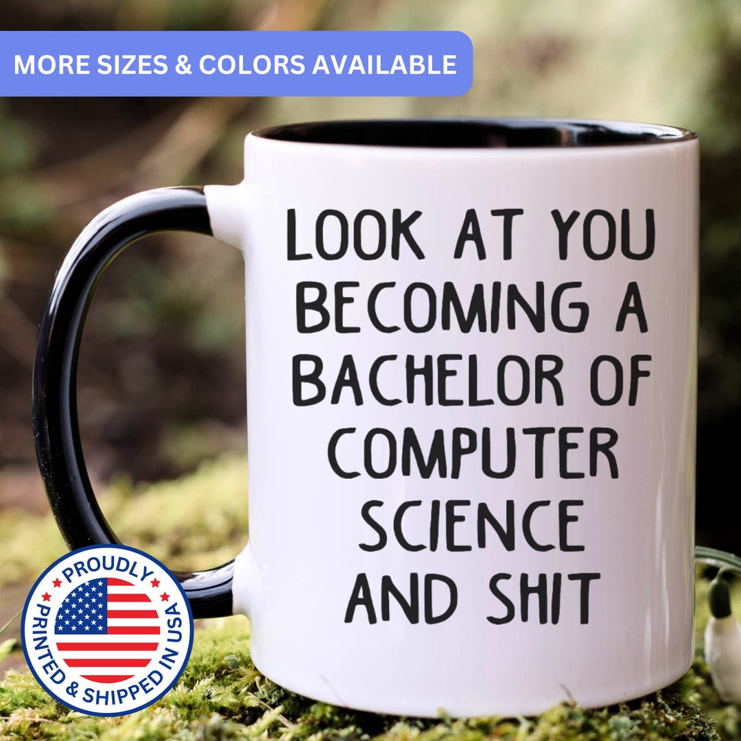 Bachelor of Computer Science Graduation Gift for Men and Women ...