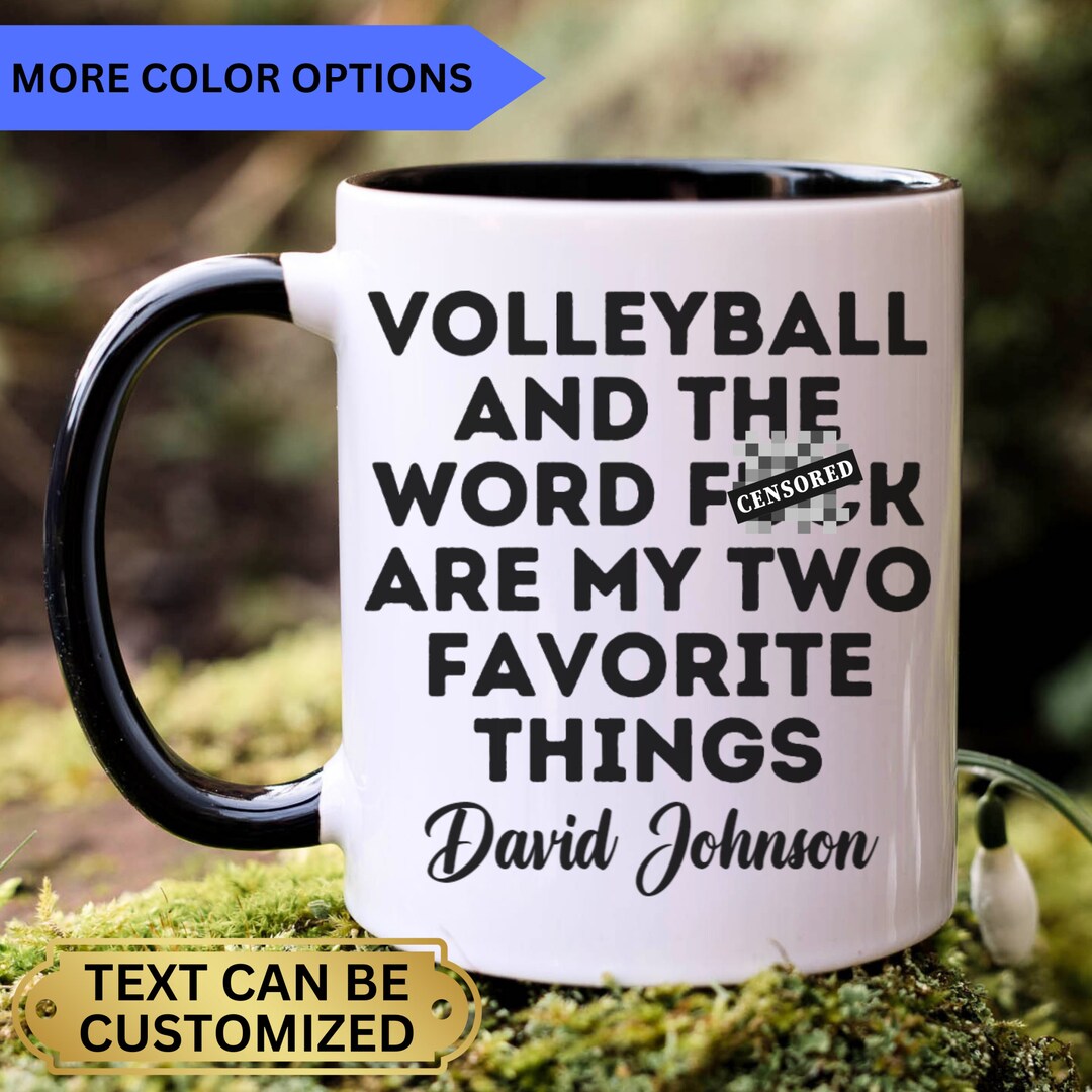 Volleyball Mug, Volleyball Gift for Men and Women, Volleyball Coffee ...
