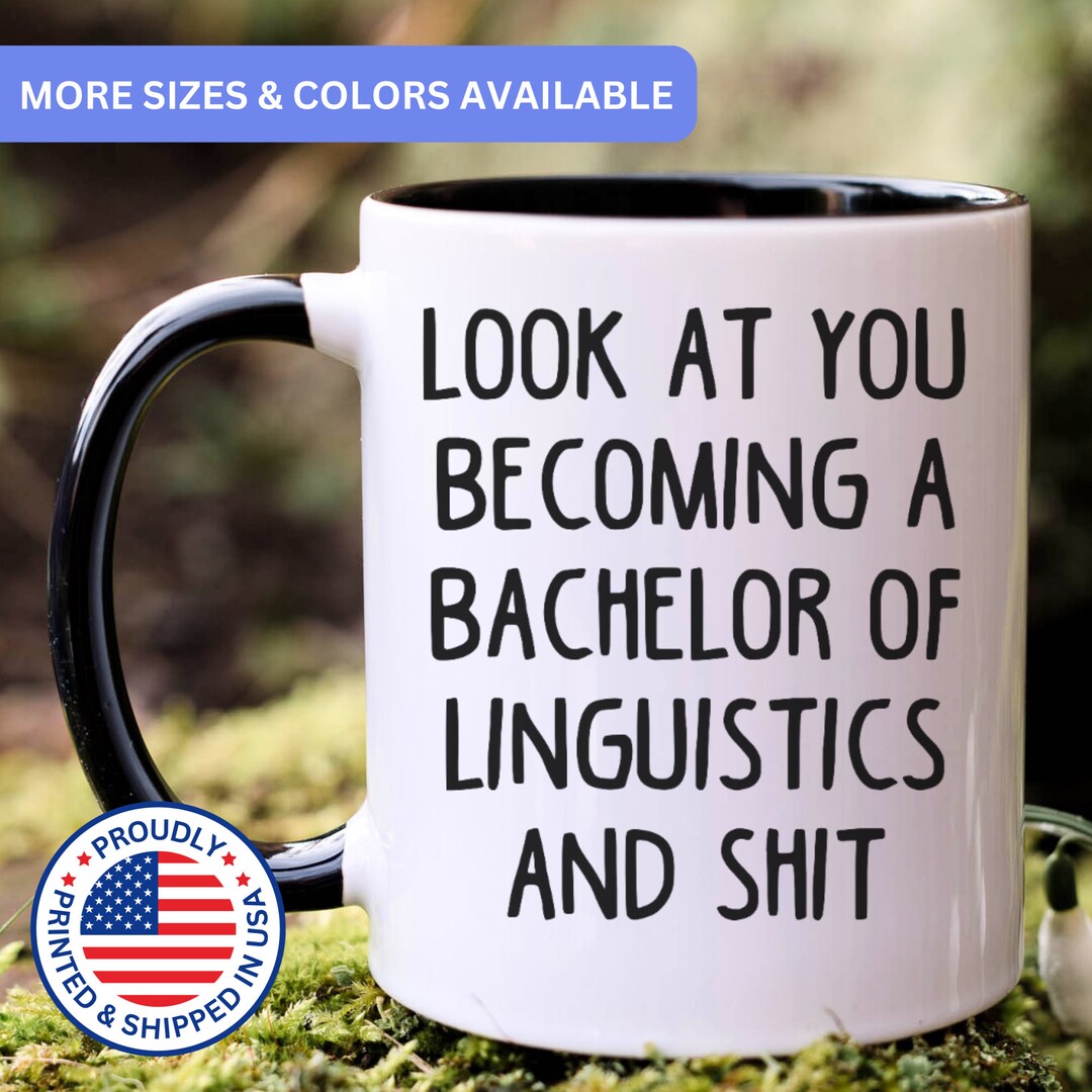 Bachelor of Linguistics Graduation Gift for Men and Women, Bachelor of ...