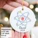 Personalized Atom Ornament, Atom Christmas Ornament, Atom Xmas Ornament ...