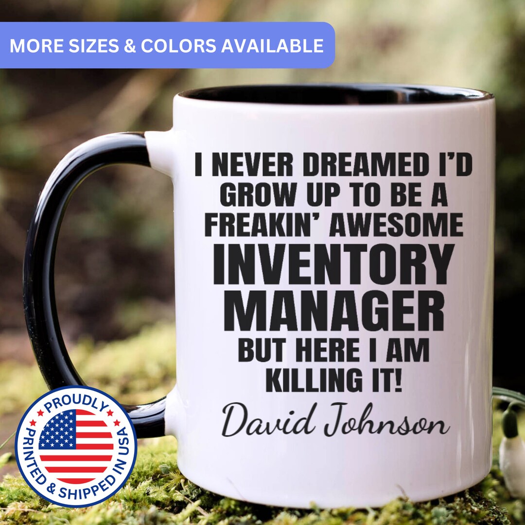 Personalized Inventory Manager, Gift for Inventory Manager, Inventory ...