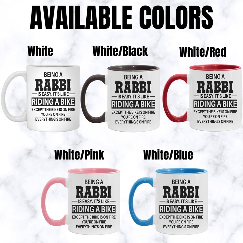 Rabbi Mug, Rabbi Gifts, Gift for Rabbi Gift Idea, Rabbi Coffee Mug ...