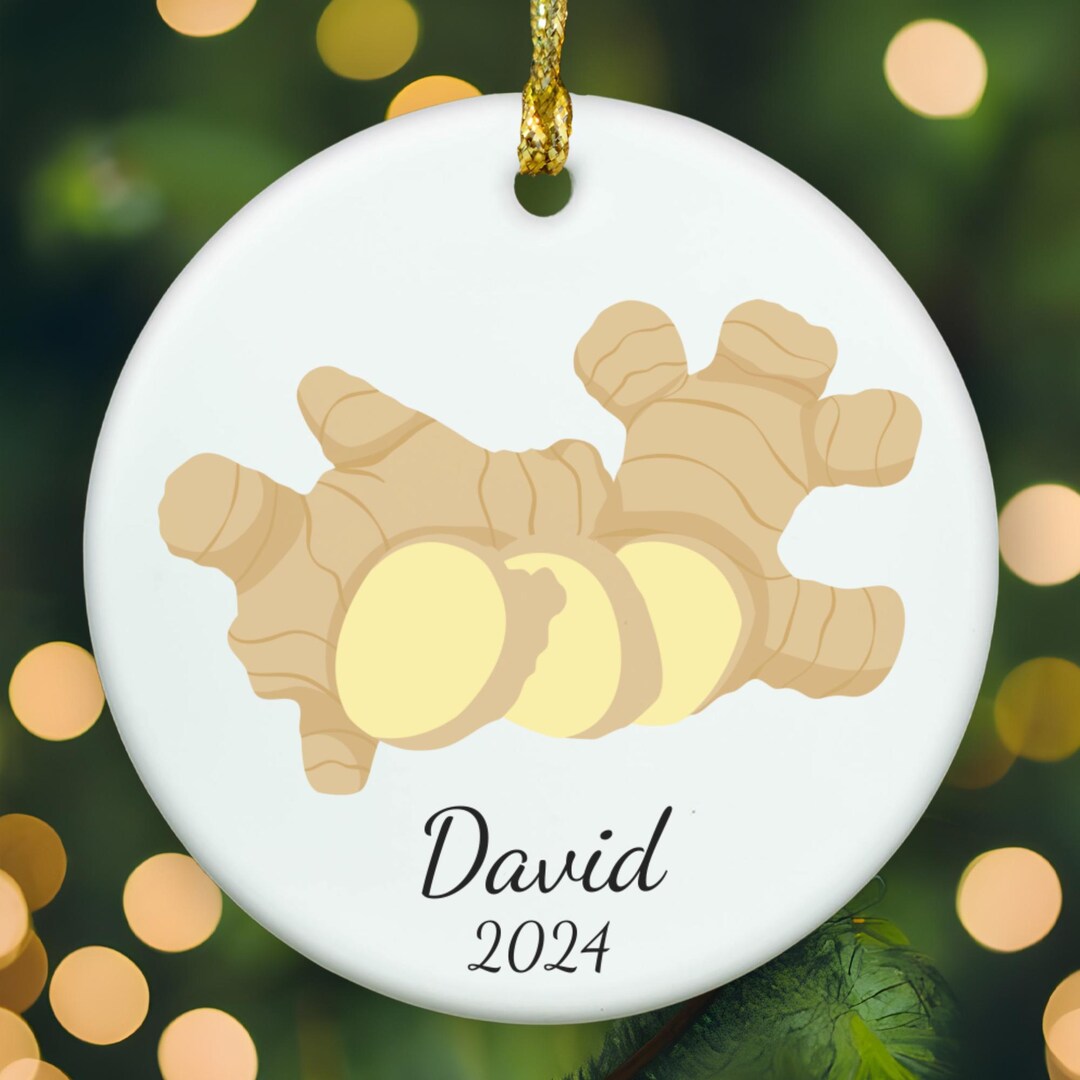 Personalized Ginger Ornament, Ginger Christmas Ornament, Ginger Xmas ...