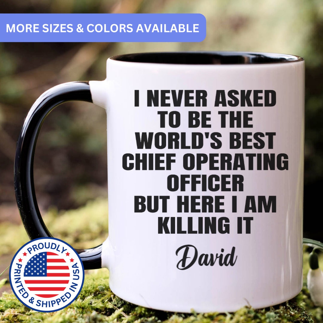 Personalized Chief Operating Officer Mug, Chief Operating Officer Gift ...