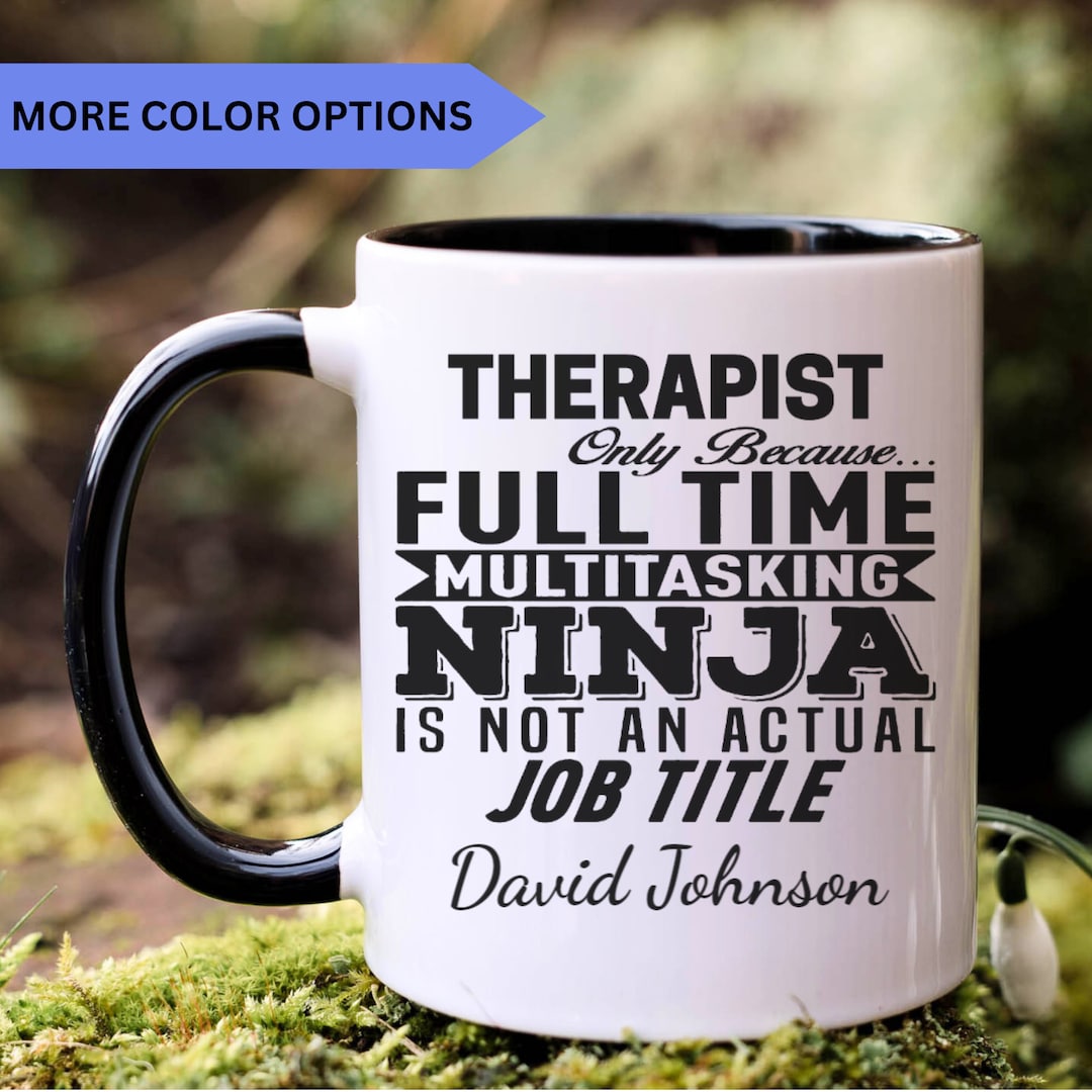 Personalized Therapist Mug, Therapist Gifts, Gift for Therapist ...