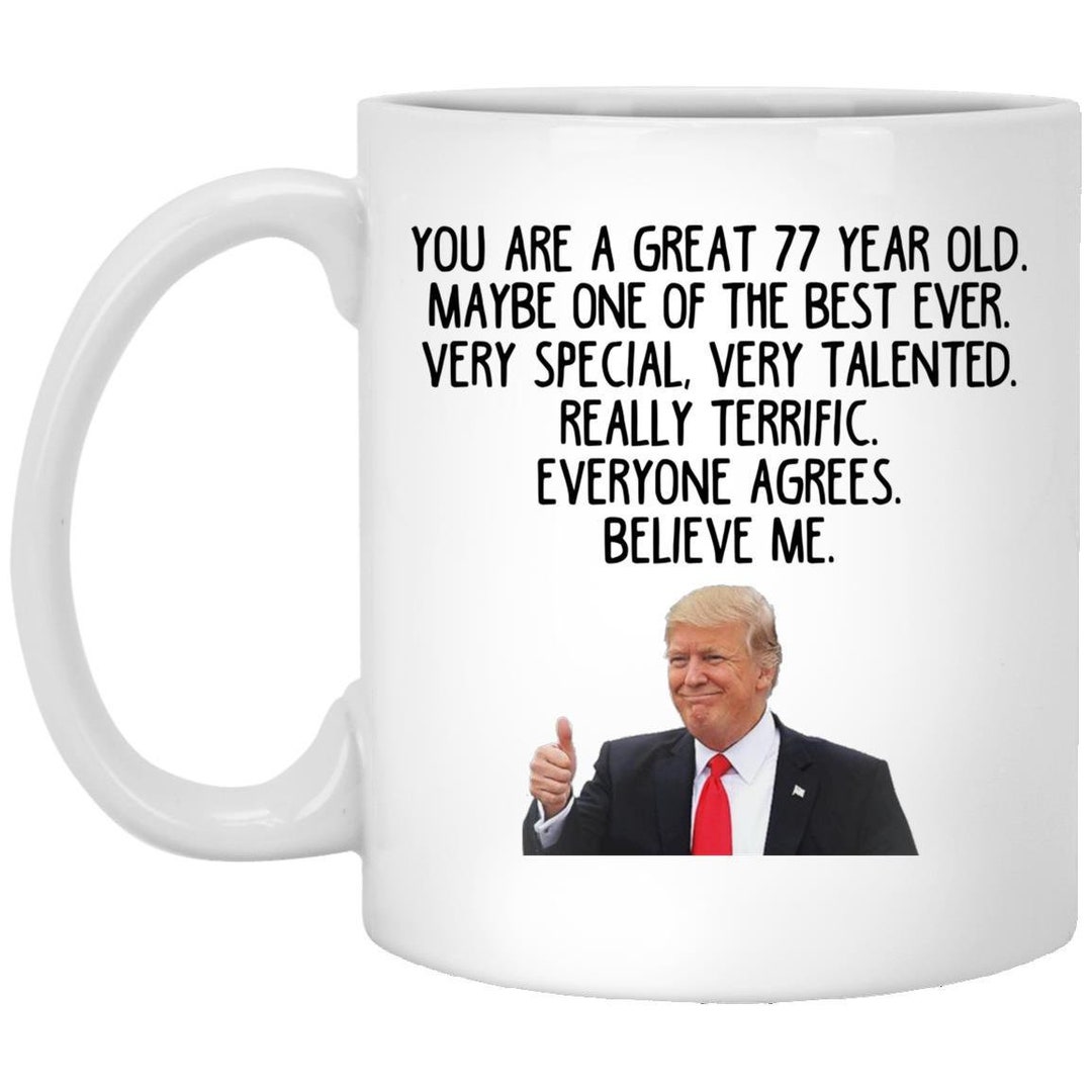 Funny 77th Birthday Gift, 77th Birthday Mug, 77 Year Old Birthday Gifts, Happy 77th Birthday ...