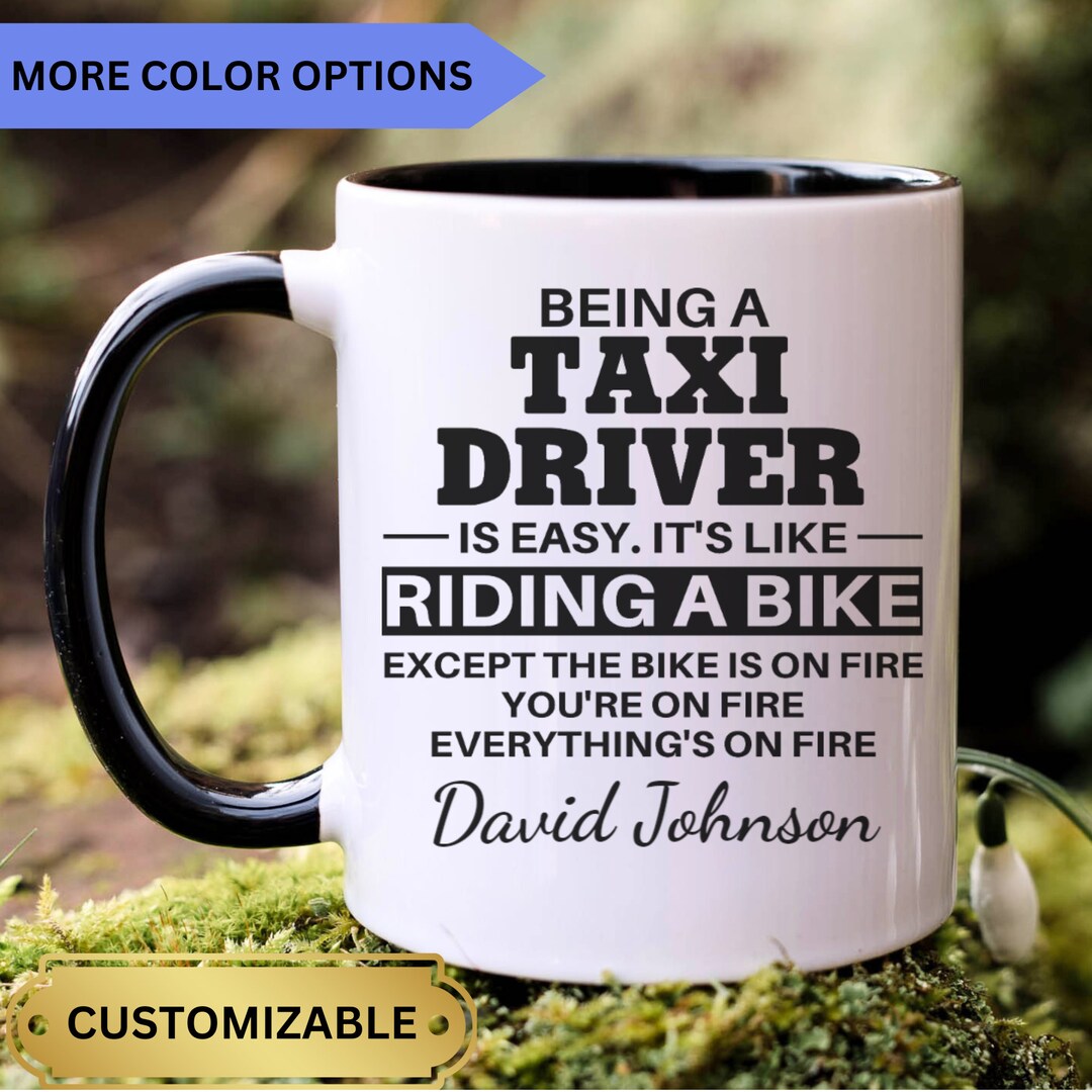 Taxi Driver Gift Taxi Driver Mug New Taxi Driver Best Taxi - Etsy