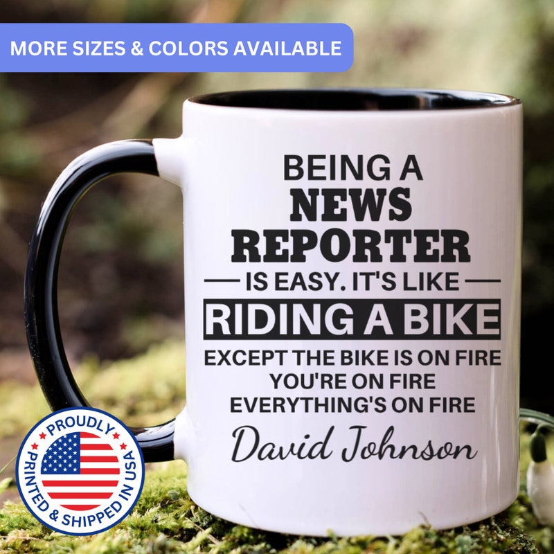 News Reporter - Etsy