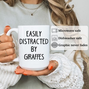 Giraffe Mug, Giraffe Gifts, Giraffe Coffee Mug, Giraffe Cup, Cute ...