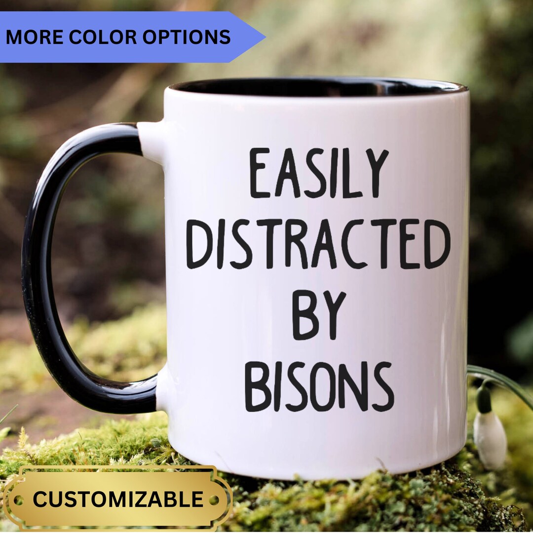 Bison Mug, Bison Gifts, Bison Coffee Mug, Bison Cup, Cute Bison Coffee ...