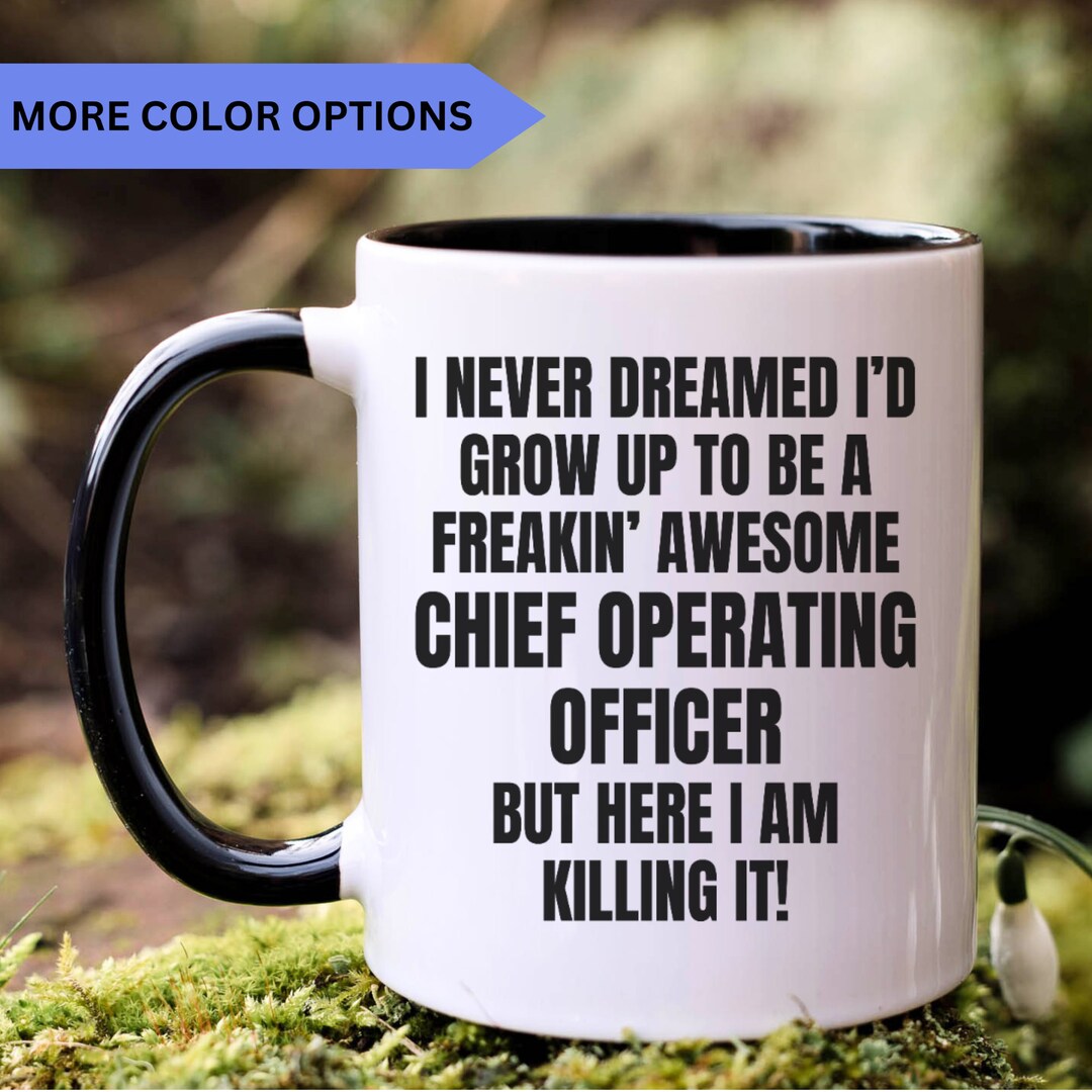 Chief Operating Officer Mug, Gift for Chief Operating Officer, Chief ...