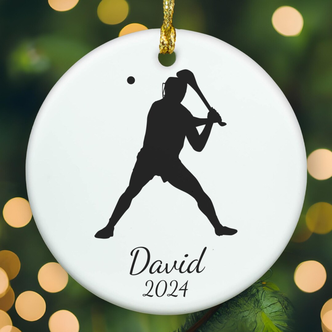 Personalized Hurling Ornament, Hurling Christmas Ornament, Hurling Xmas ...