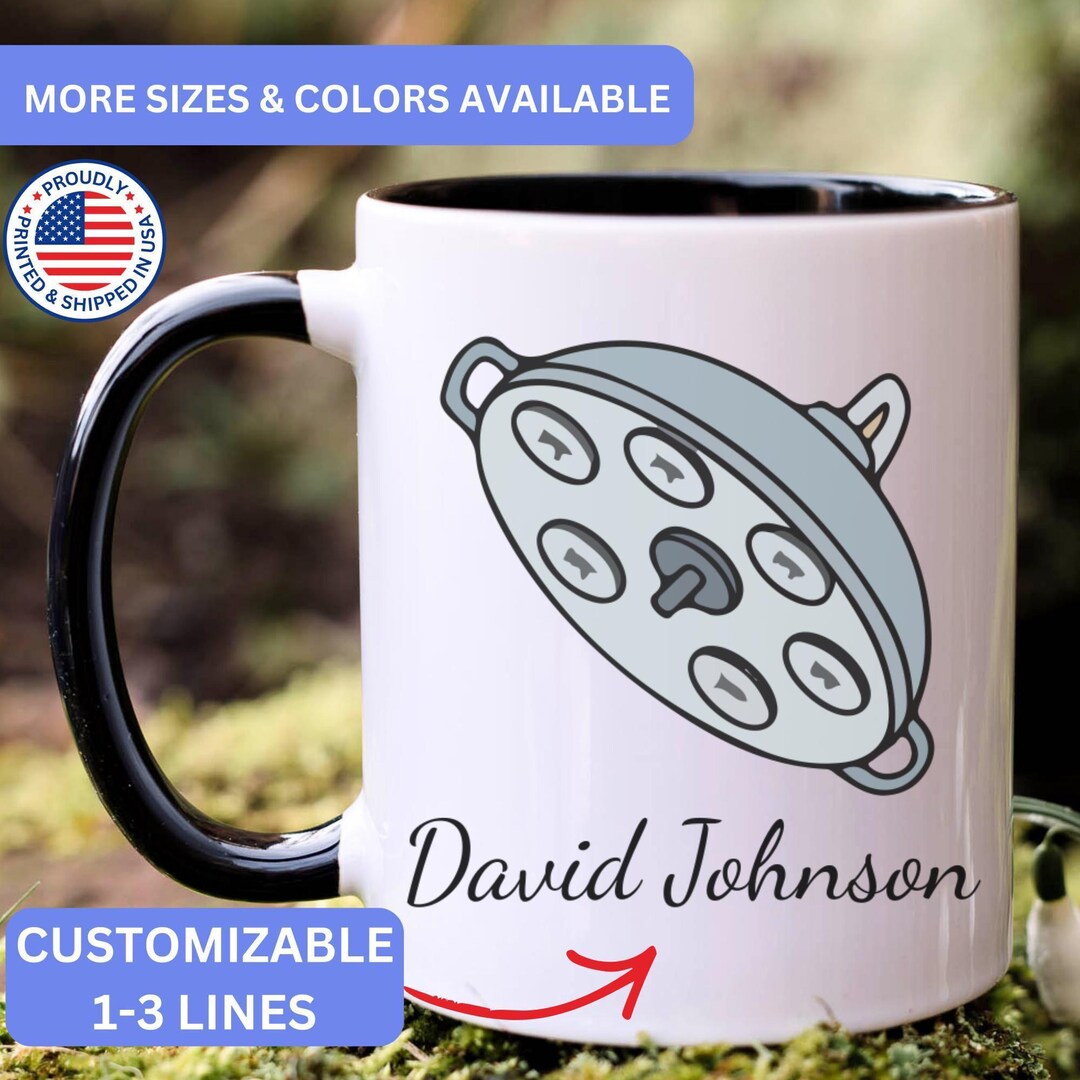 Personalized Surgical Light Mug, Custom Surgical Light Mug, Surgical ...