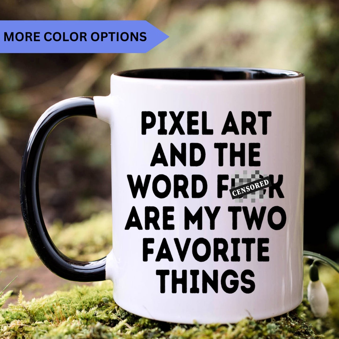Pixel Art Gift, Pixel Art Mug, Pixel Art Gift for Men and Women ...