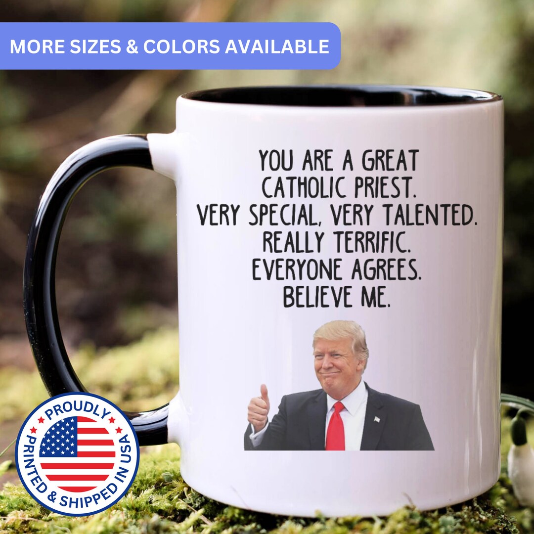 Catholic Priest Mug, Catholic Priest Gifts, Gift for Catholic Priest ...