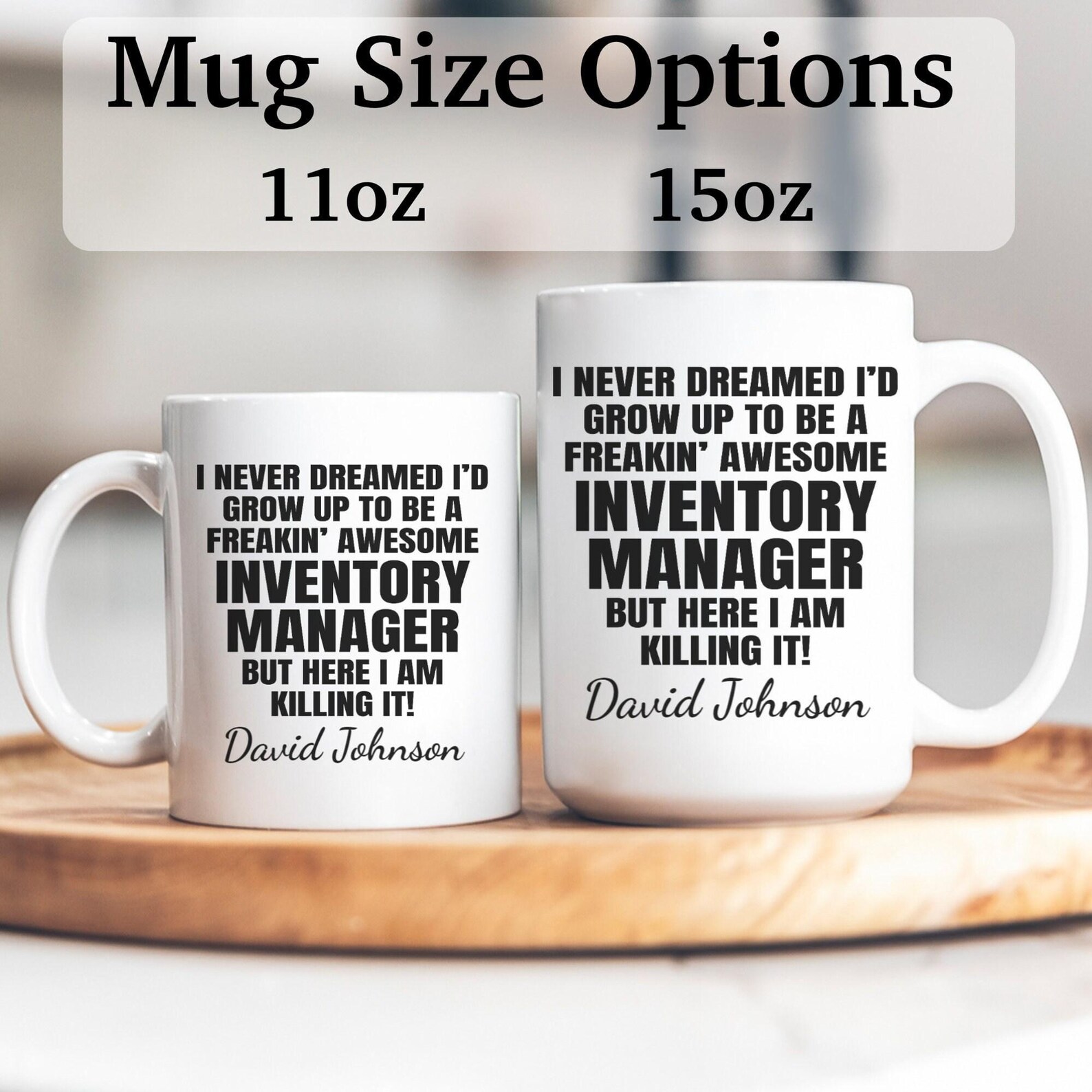 Personalized Inventory Manager, Gift for Inventory Manager, Inventory ...