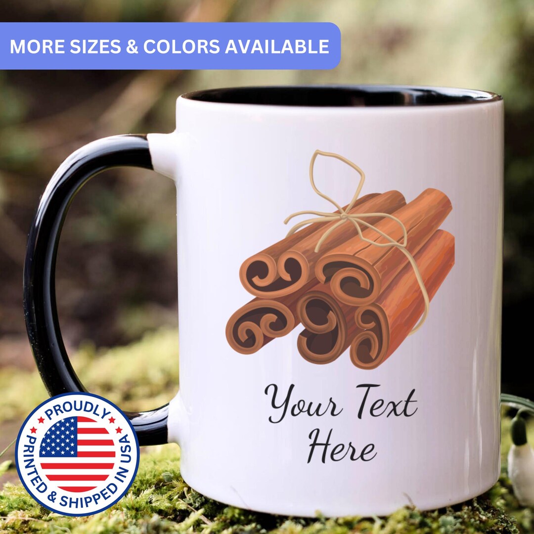 Personalized Cinnamon Mug, Custom Cinnamon Mug, Cinnamon Gift, Cinnamon ...
