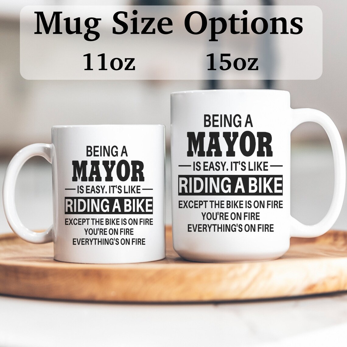 Mayor Mug, Mayor Gifts, Gift for Mayor Gift Idea, Mayor Coffee Mug ...